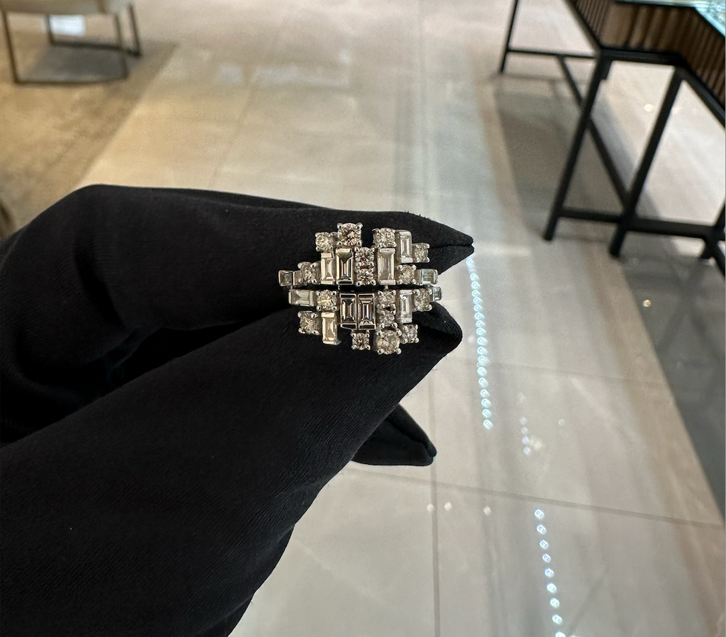 Diamond Tetris Ring | Brilat
